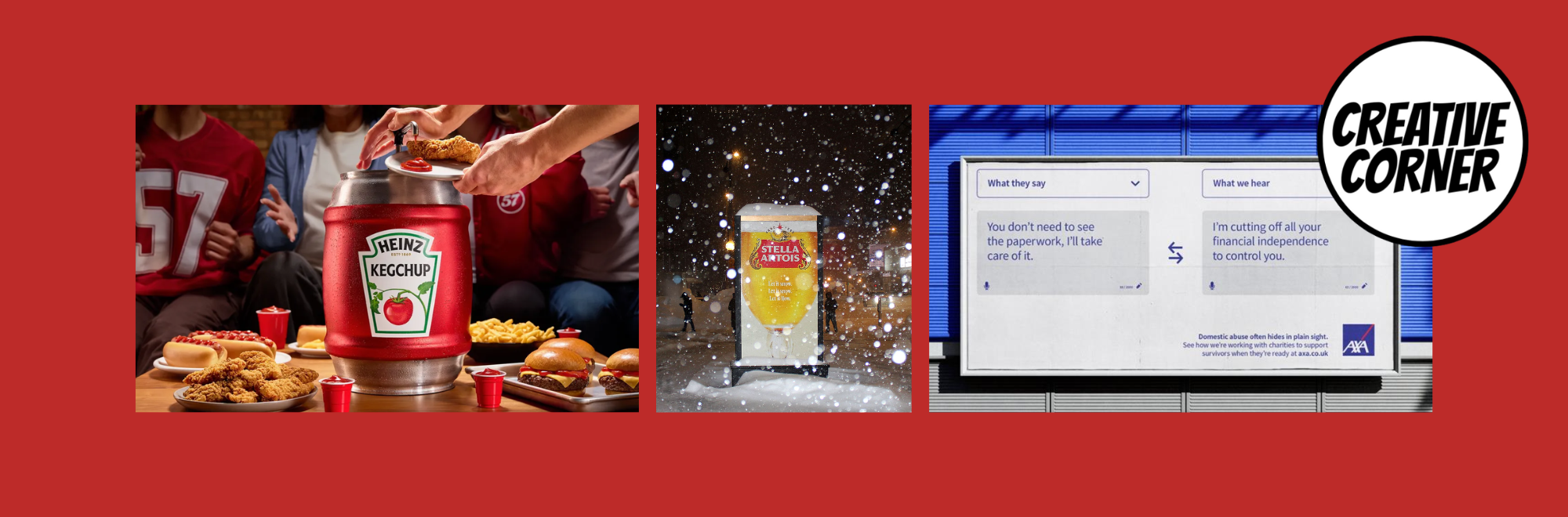 Creative Corner: AXA speaks up about financial abuse, Stella Artois let ...