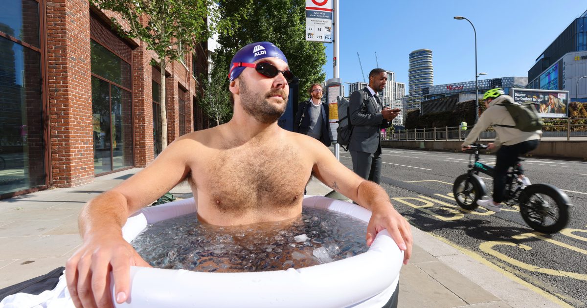 Aldi’s ice bath stunt brings organic phenomenon into the mainstream ...