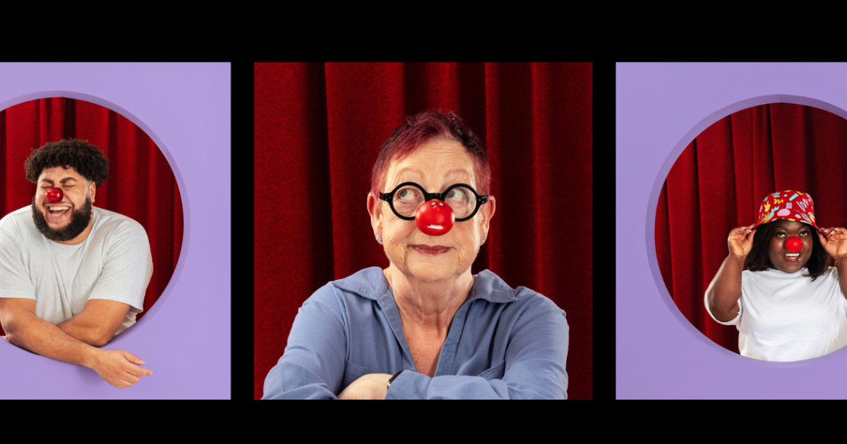 Comic Relief and Meanwhile reveal retro 40th birthday Red Noses ...
