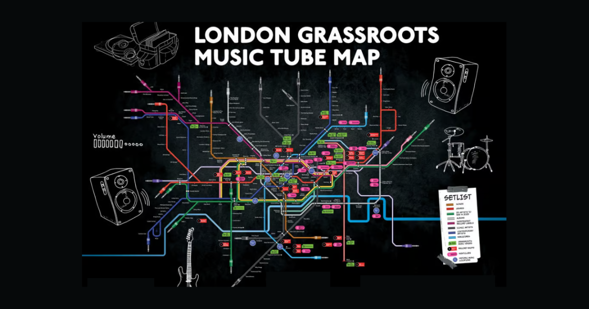 Grassroots venues, and other creative uses of London’s iconic tube map ...