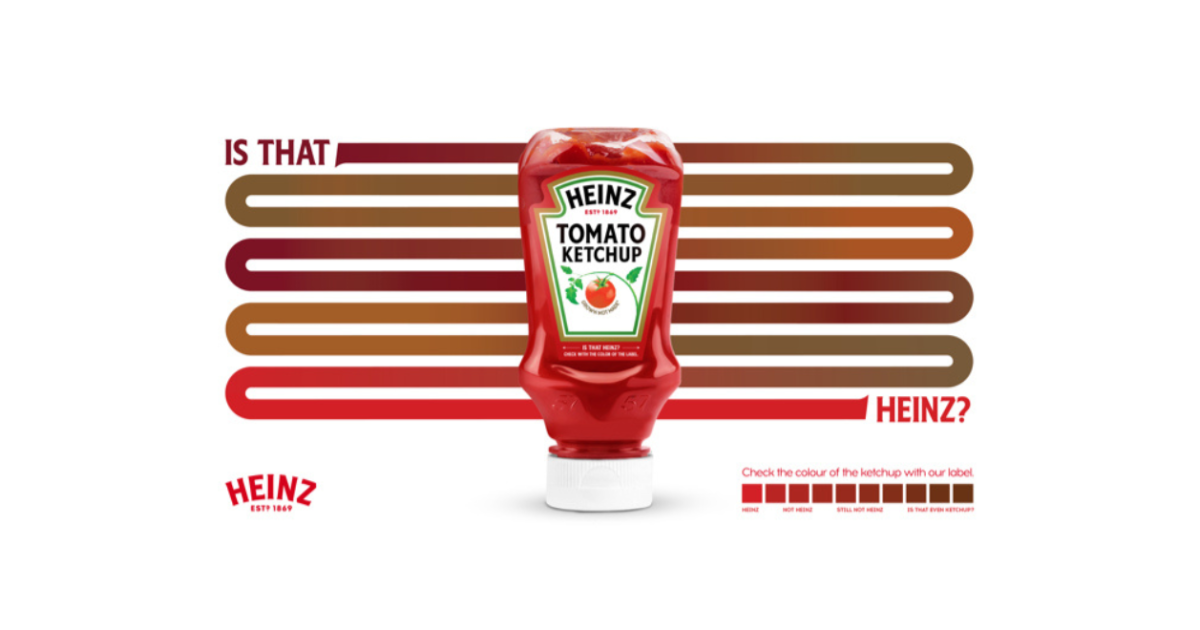 Heinz Ketchup Label