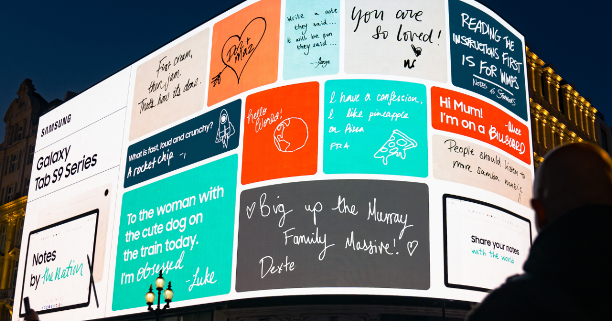 Notes by the Nation: Samsung shows off the creative capabilities of the ...
