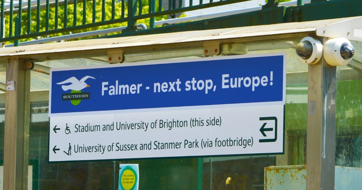 Sussex train station transformed to support Europe-bound Seagulls ...
